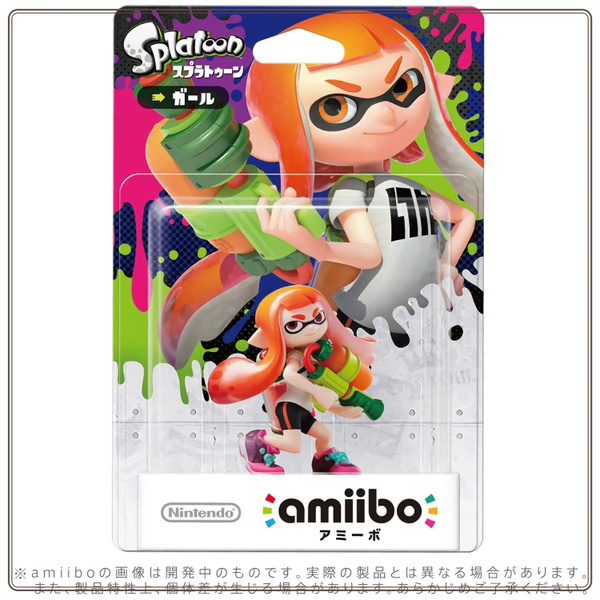 amiibo фигурка Nintendo Inkling Girl Жемчужина Splatoon Инклинг ...