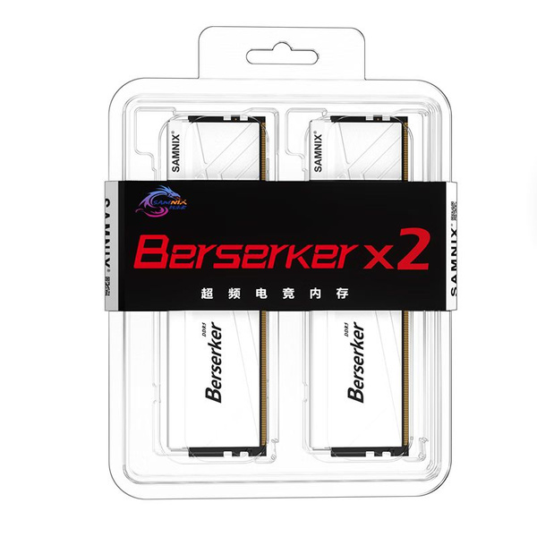 Модуль оперативной памяти SAMNIX DDR5 7200 Berserker WHITE,Hynix A-die ...
