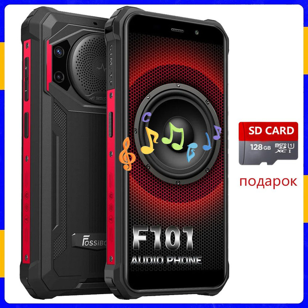 Смартфон fossibot Fossbot F101 Водонепроницаемый прочный смартфон 5,45 дюйма 10600 мАч 4 ГБ ОЗУ ...