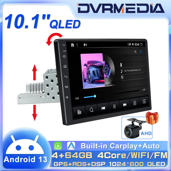 Магнитола 4/64GB Универсальная 10.1дюймов, 4-ми ядерный процессор, QLED ...