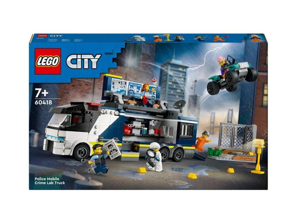 Конструктор LEGO City 60418 полицейский грузовик с криминальной ...