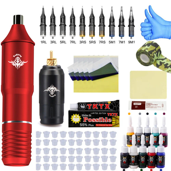 tuffking professional rotary pen tattoo kit набор для перманентного ...
