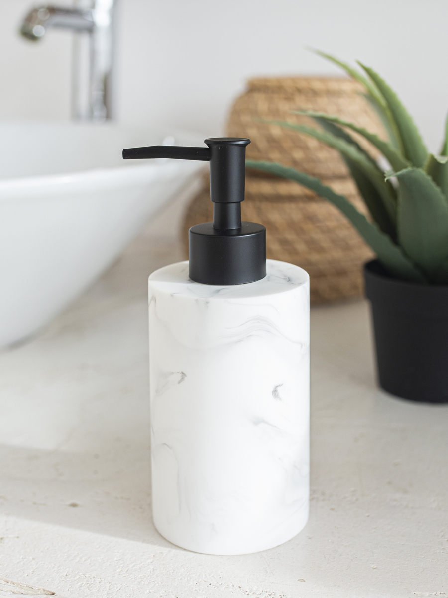 Proffi Home Дозатор для жидкого мыла, механический, полирезин, "Marble" - купить в интернет ...