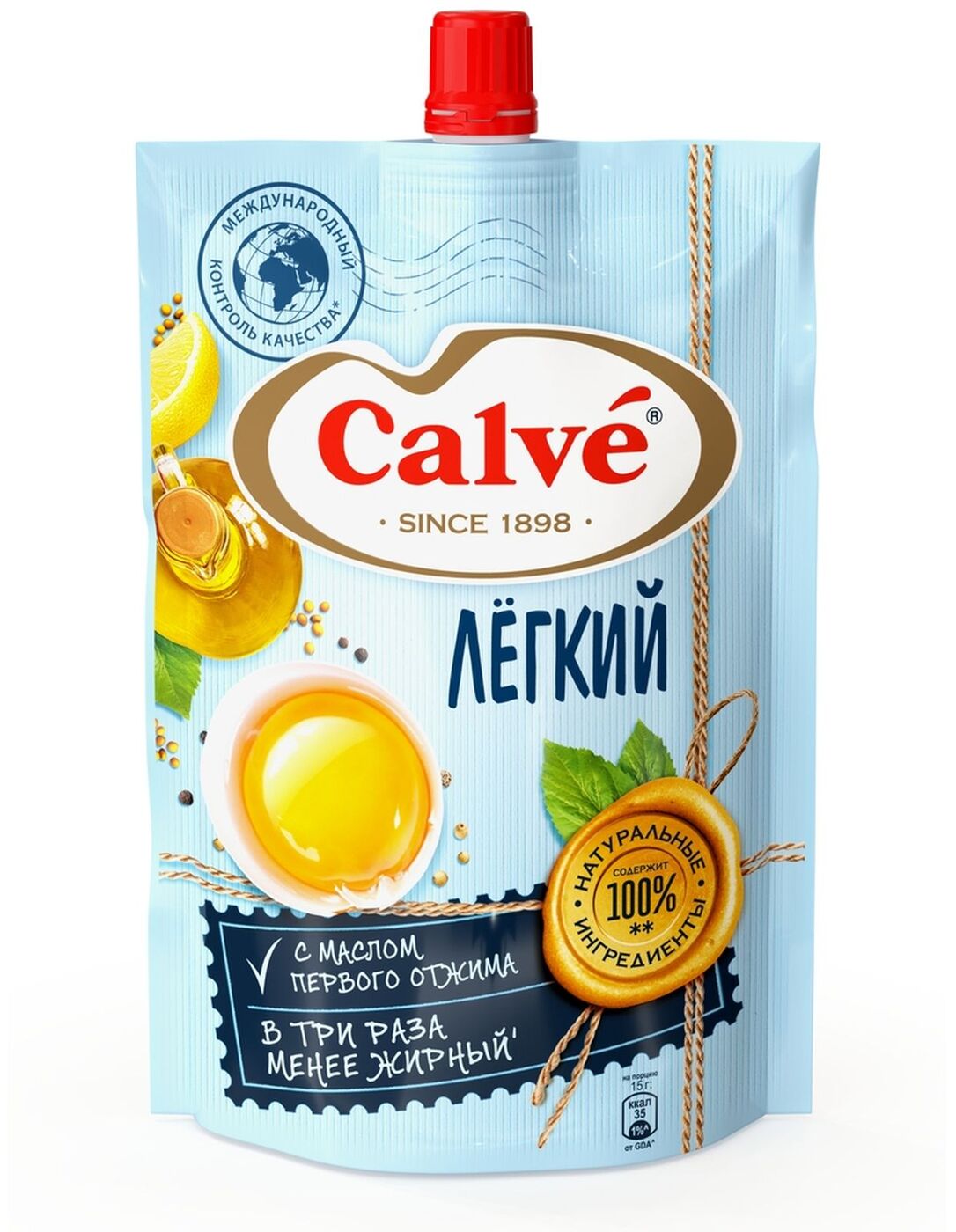 Майонез Calve Легкий, 800 г — купить в интернет-магазине OZON с быстрой ...