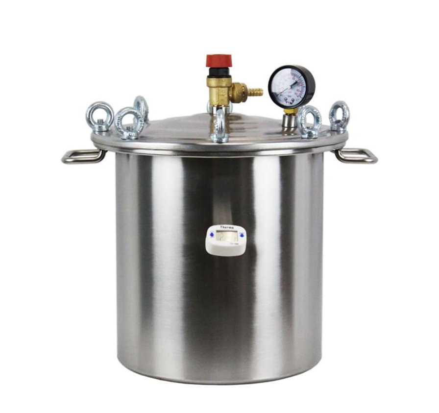 Автоклав для домашнего консервирования Вятка 14 л/Стерилизатор паровой ...