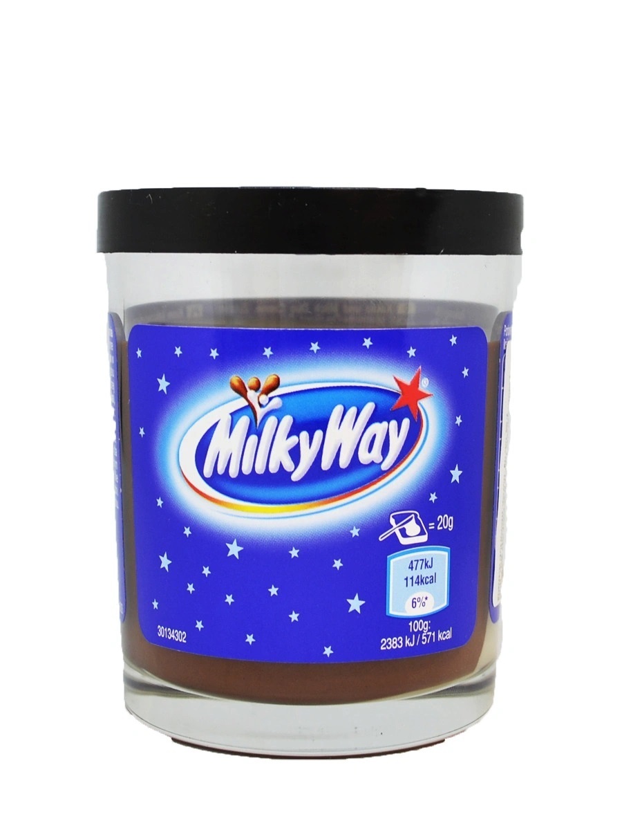 Milky Way, Шоколадная паста "Милки Вей" из молочного и белого шоколада ...
