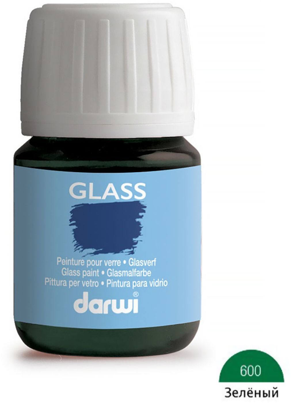 Краска для стекла Darwi Glass, 30мл / Витражные краски / Краска по ...