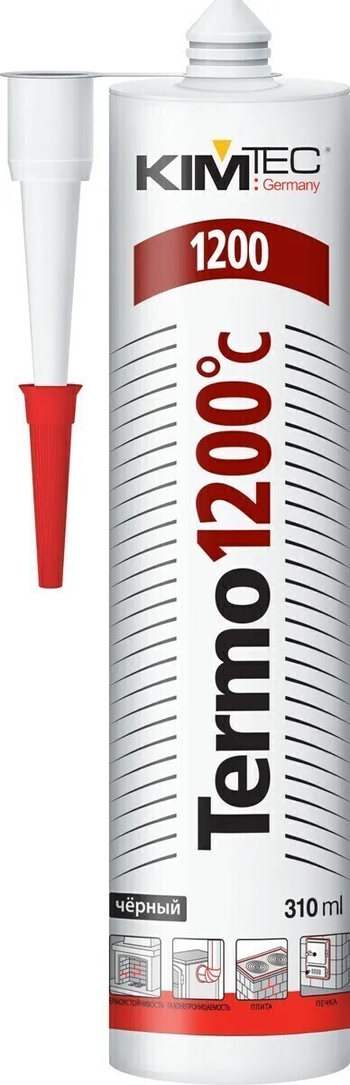 Силикатный Герметик KIM TEC 310 мл, черный - купить по низким ценам в ...