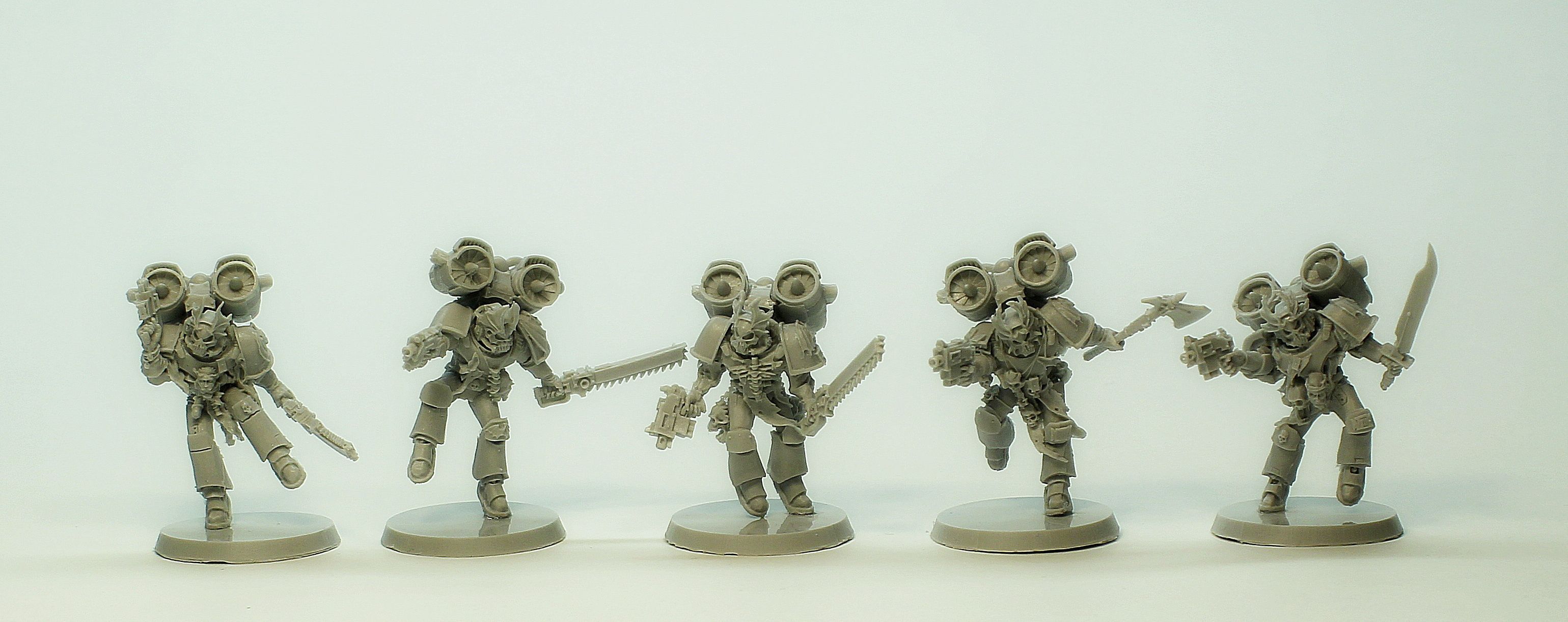 Warhammer 40000 Рапторы Легиона Повелителей Ночи (Набор 5 миниатюр ...