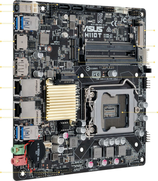 Материнская плата ASUS H110T/CSM купить по низкой цене с доставкой и ...