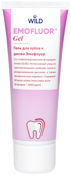 Dr. Wild ЭМОФЛУОР Гель для зубов и десен, 75 мл (срок годности до 07. ...
