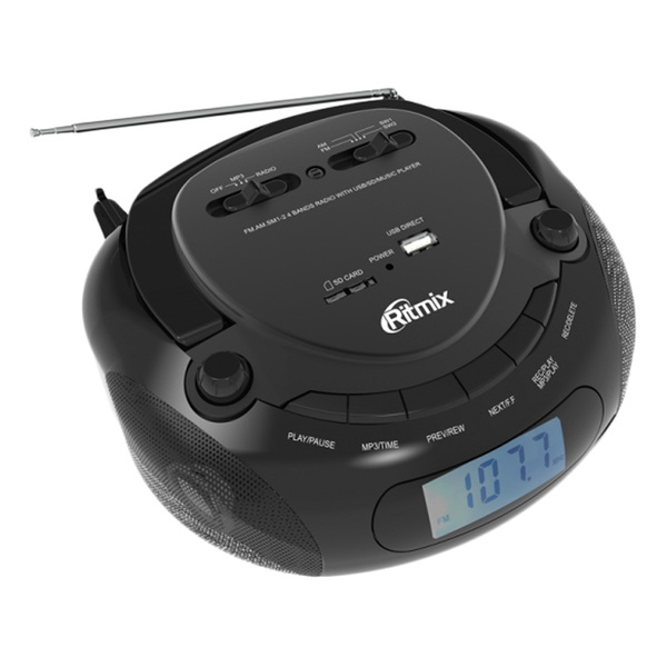Магнитола Ritmix RBB-030BT с FM, AM-радио - купить по доступной цене в ...