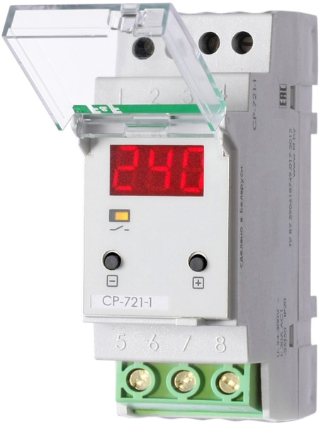 CP-721-1 Реле напряжения Евроавтоматика F&F однофазное - купить по выгодной цене в интернет ...