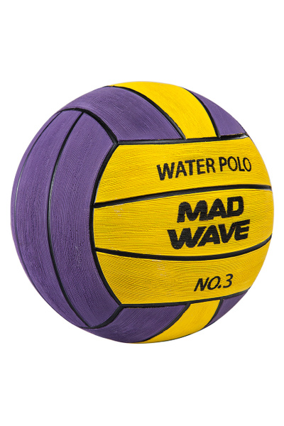 Мяч для водного поло Mad Wave WP Official #3, 3, Yellow M2230 03 3 06W ...