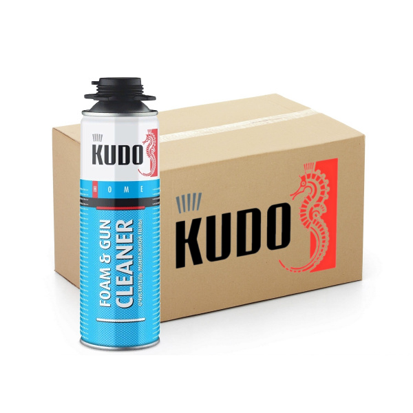 Очиститель монтажной пены KUDO "FOAM and GUN CLEAR", для незатвердевшей ...