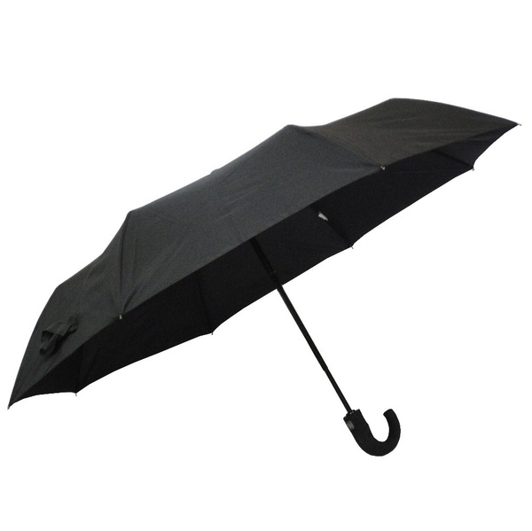 Зонт Raindrops, Полный автомат, 3 сложения, черный купить по низкой ...
