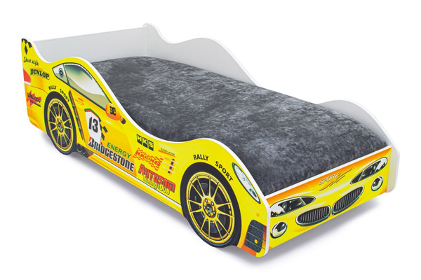 Детская кровать-машина Пламя с подъемным механизмом и ящиком - купить с ...