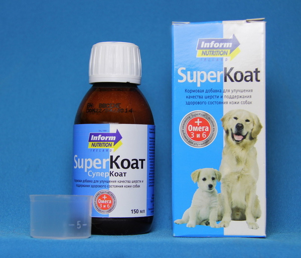 Супер Коат SUPERCOAT для собак - кормовая добавка для улучшения ...