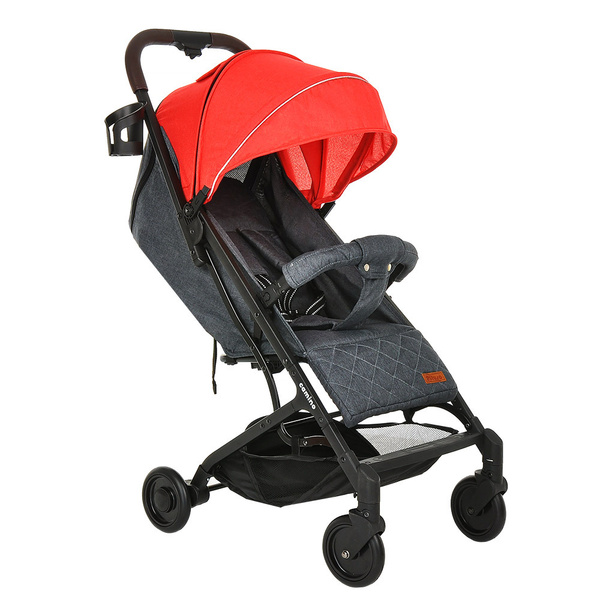 Прогулочная коляска Pituso Camino Black/Red - купить с доставкой по выгодным ценам в интернет ...
