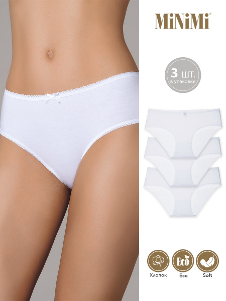 Комплект трусов слипы Minimi, 3 шт - купить с доставкой по выгодным ценам в интернет-магазине ...
