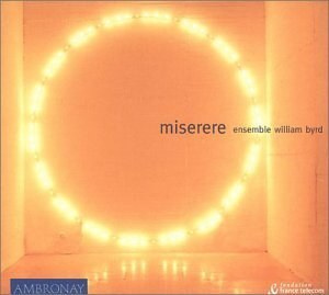 Audio CD Miserere : works by Allegri, Scarlatti, Leo. / Ensemble ...