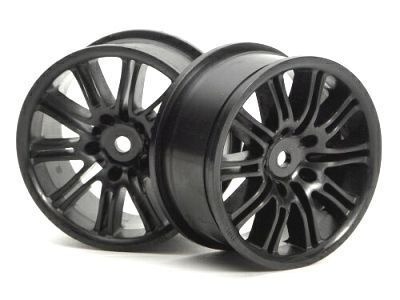 HPI 10-Spoke Sport Wheel 26mm Black 0mm Offset HPI-3771 - купить с ...
