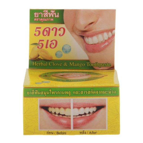 Зубная паста Herbal Clove & Mango Toothpaste с экстрактом манго, 25 г ...