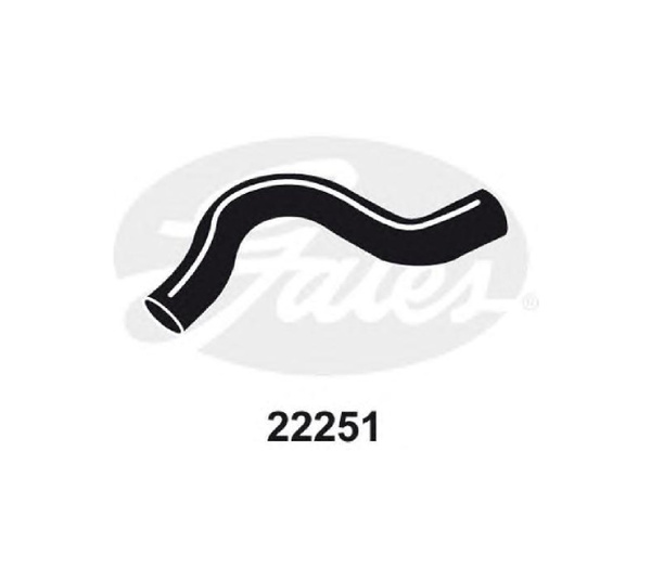 Gates Патрубок охлаждения, арт. 22251 - купить с доставкой по выгодным ...