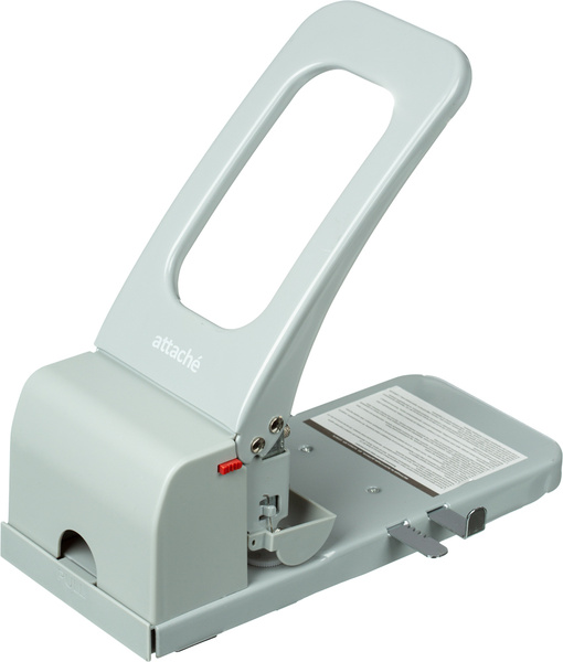 Дырокол мощный Attache Economy до 100 листов серый с линейкой - купить с доставкой по выгодным ...