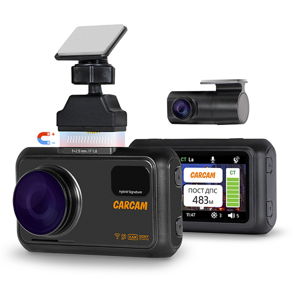 Автомобильный видеорегистратор с радар-детектором CARCAM HYBRID 2s Signature купить на OZON по ...