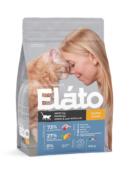 Сухой корм Элато Холистик (Elato Holistic) для кастрированных котов ...