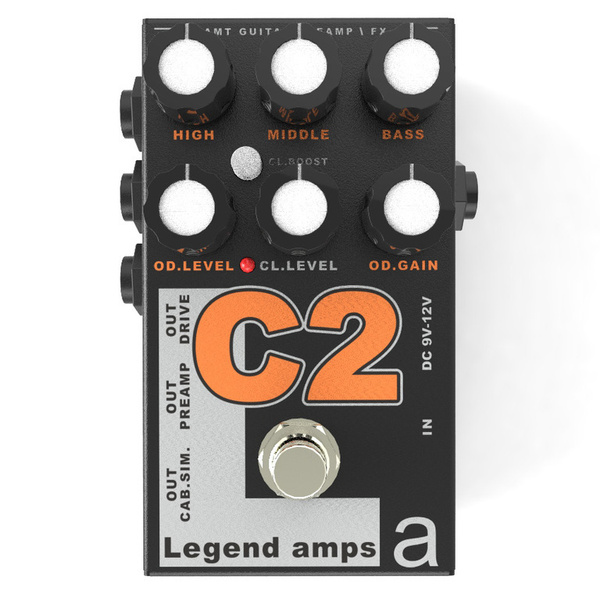C-2 Legend Amps 2 Двухканальный гитарный предусилитель C2, AMT Electronics - купить с доставкой ...