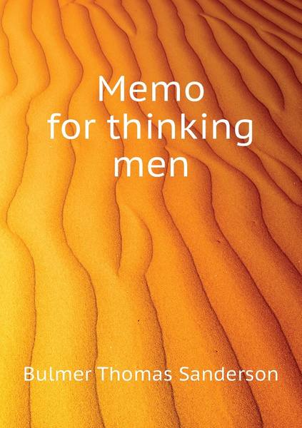 Memo for thinking men - купить с доставкой по выгодным ценам в интернет ...