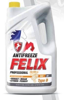 Антифриз FELIX "FELIX" TYPE D (1 кг) купить по выгодной цене в интернет-магазине OZON (406807662)
