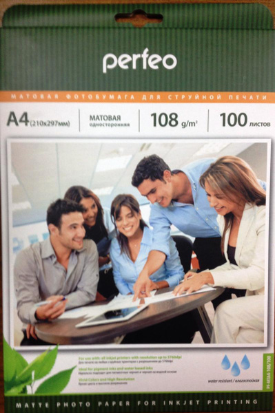 Фотобумага Perfeo, 100 листов - купить в интернет-магазине OZON по выгодной цене (406059659)