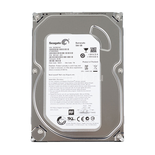 500 ГБ Внутренний жесткий диск Seagate st500dm002 (st500dm002) - купить ...