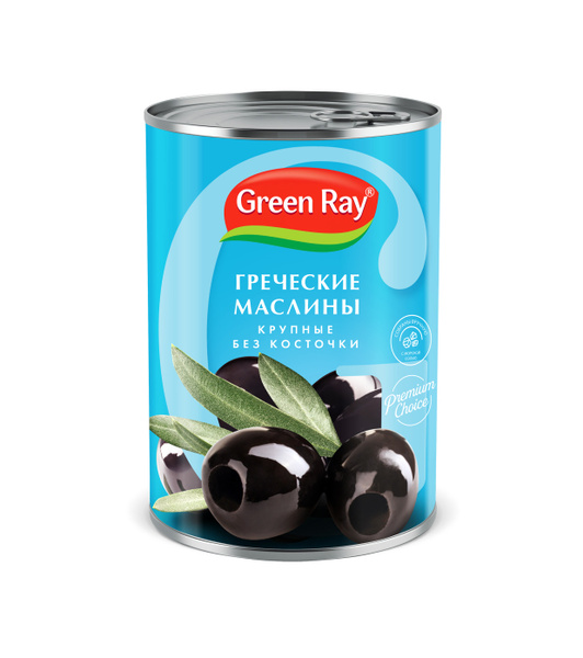 Green Ray Маслины Гигант без косточки, 425 мл - купить с доставкой по ...