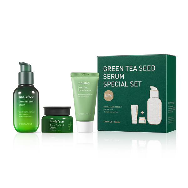 innisfree Green Tea Seed Serum Special Set. Косметический набор для ...