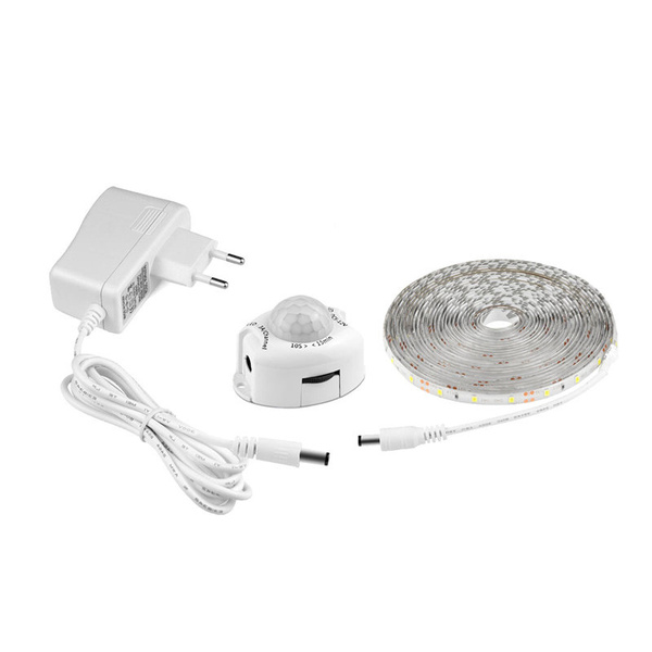 Светодиодная лента AmmToo, IP65 с датчиком движения, 220в, белый/теплый ...