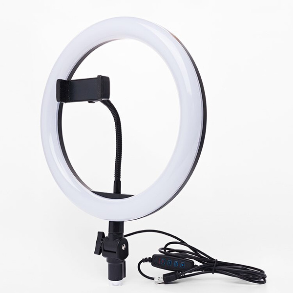 Кольцевая светодиодная лампа LED Ring Fill Light 26 см для домашней и ...