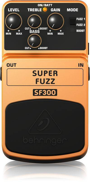 BEHRINGER SUPER FUZZ SF300 гитарная педаль эффекта Fuzz (3 режима ...