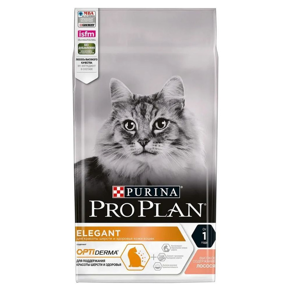 Pro Plan корм для взрослых кошек всех пород, для поддержания красоты ...