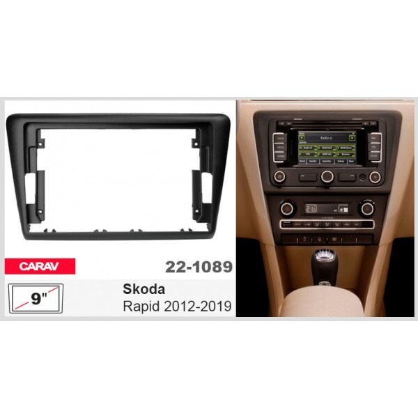 Переходная рамка 9" Android для SKODA Rapid 2013+ CARAV 22-1089 ...
