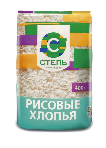Хлопья рисовые Агрохолдинг "СТЕПЬ" 400г - купить с доставкой по ...