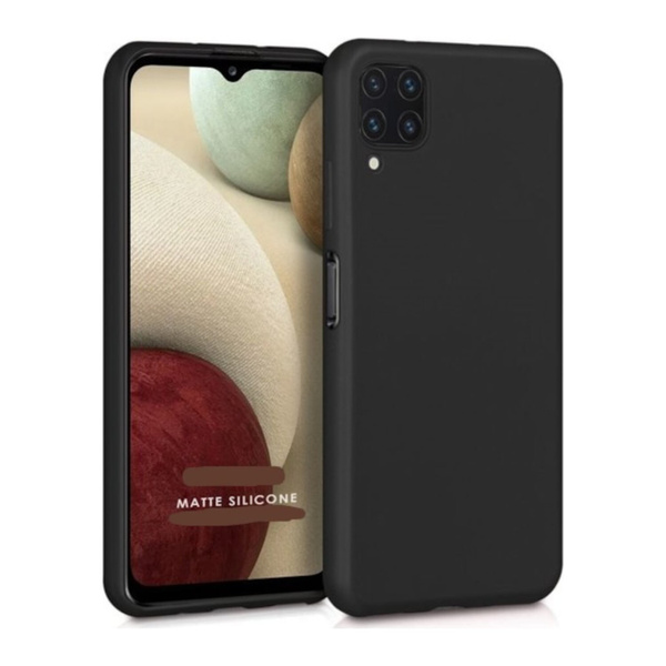 Силиконовый чехол с защитой камеры для Samsung Galaxy A12 / A12 Nacho ...