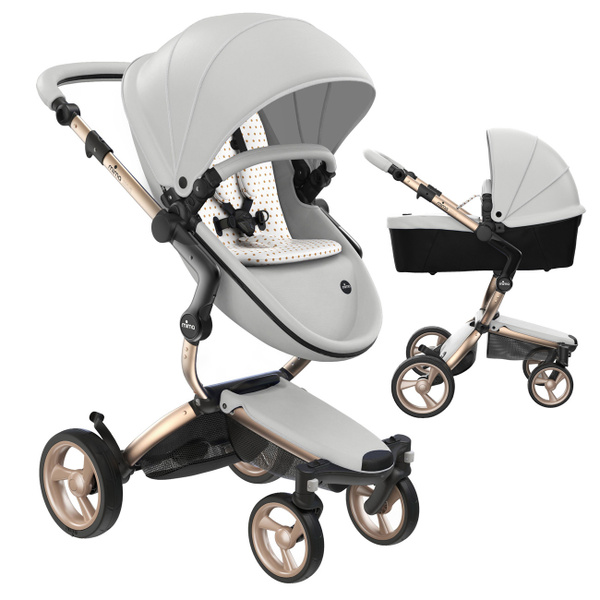 Детская коляска трансформер Mima Xari 2в1 Snow white/Sandy Beige на ...