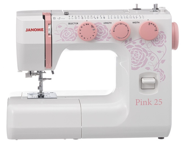 Швейная машина Janome Pink 25 Чайная роза / 25 операций для шитья ...