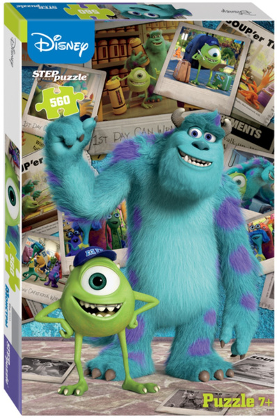 Детский пазл "Монстры", игра-головоломка паззл для детей, Step Puzzle, 560 деталей - купить с ...