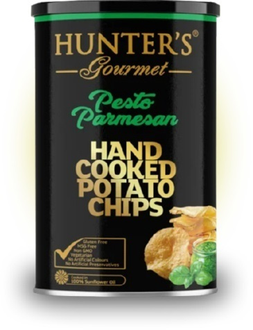 Чипсы натуральные Hunter's Gourmet Песто и Пармезан,150 г, ОАЭ - купить ...