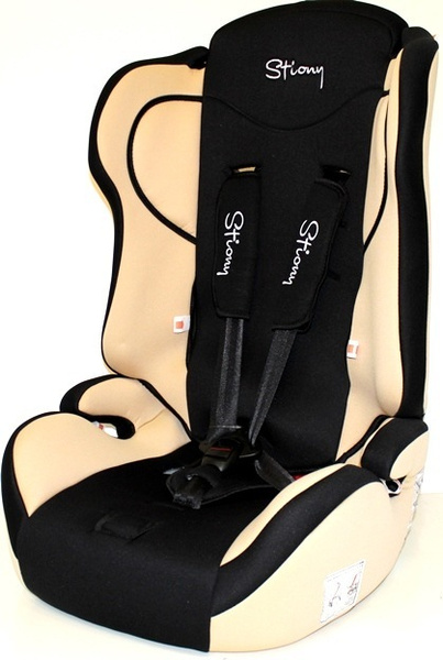Автокресло 513 без вкладыша "Мони" (Бежевый) Stiony 1-2-3 от 9 до 36 кг ...